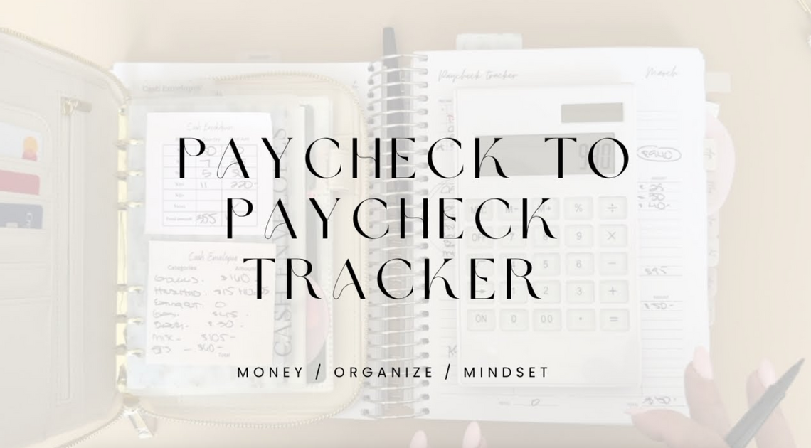Paycheck to Paycheck Tracker | How I Use This Insert in My Planner – Christina Loves Planning